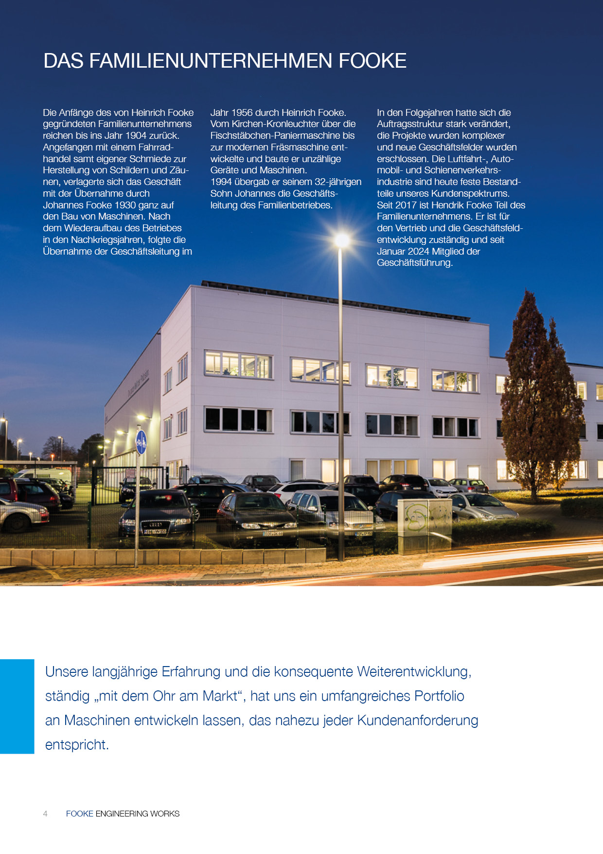 FOOKE GmbH: Das Familienunternehmen FOOKE - unsere Erfolgsgeschichte